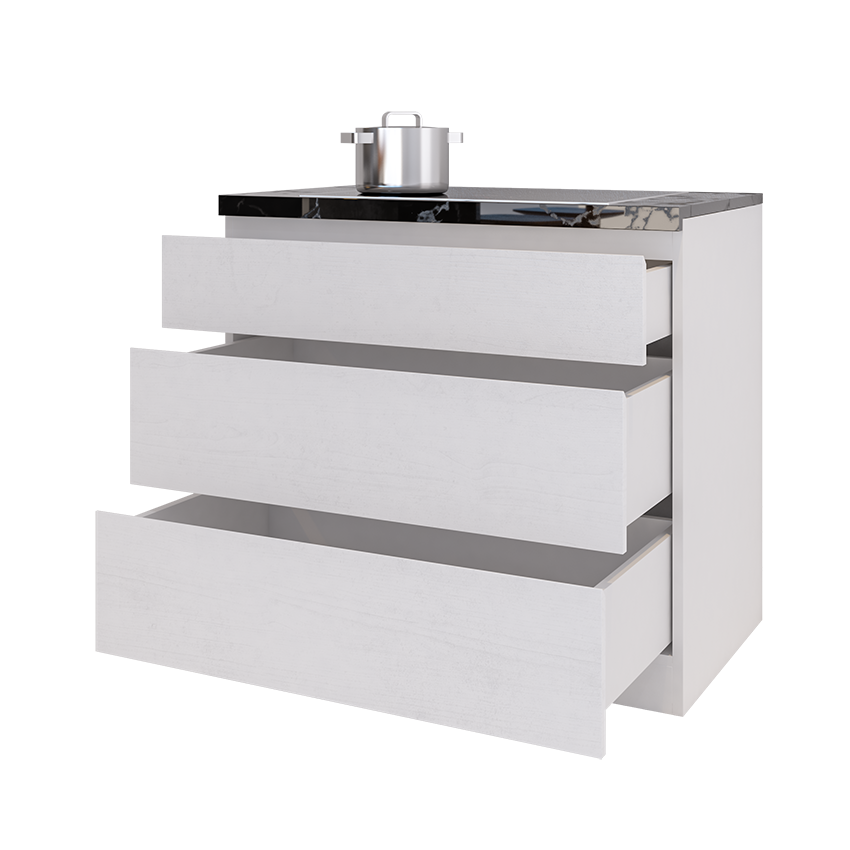 Modun tủ bếp có hộc tủ W800 - modun.vn